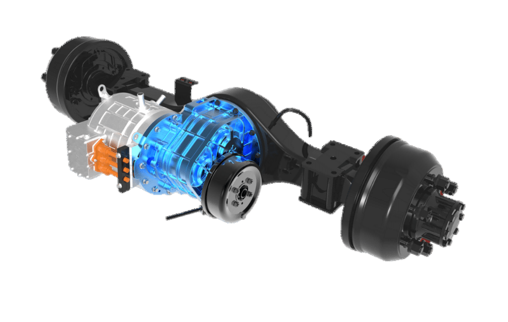 Parallel Axis Electric Axle for Light Truck ｜Brogen